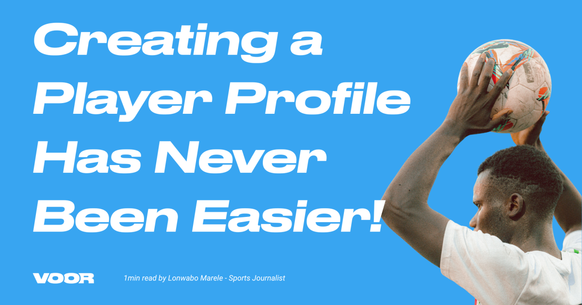 Create a Player Profile for Free | VOOR Sport